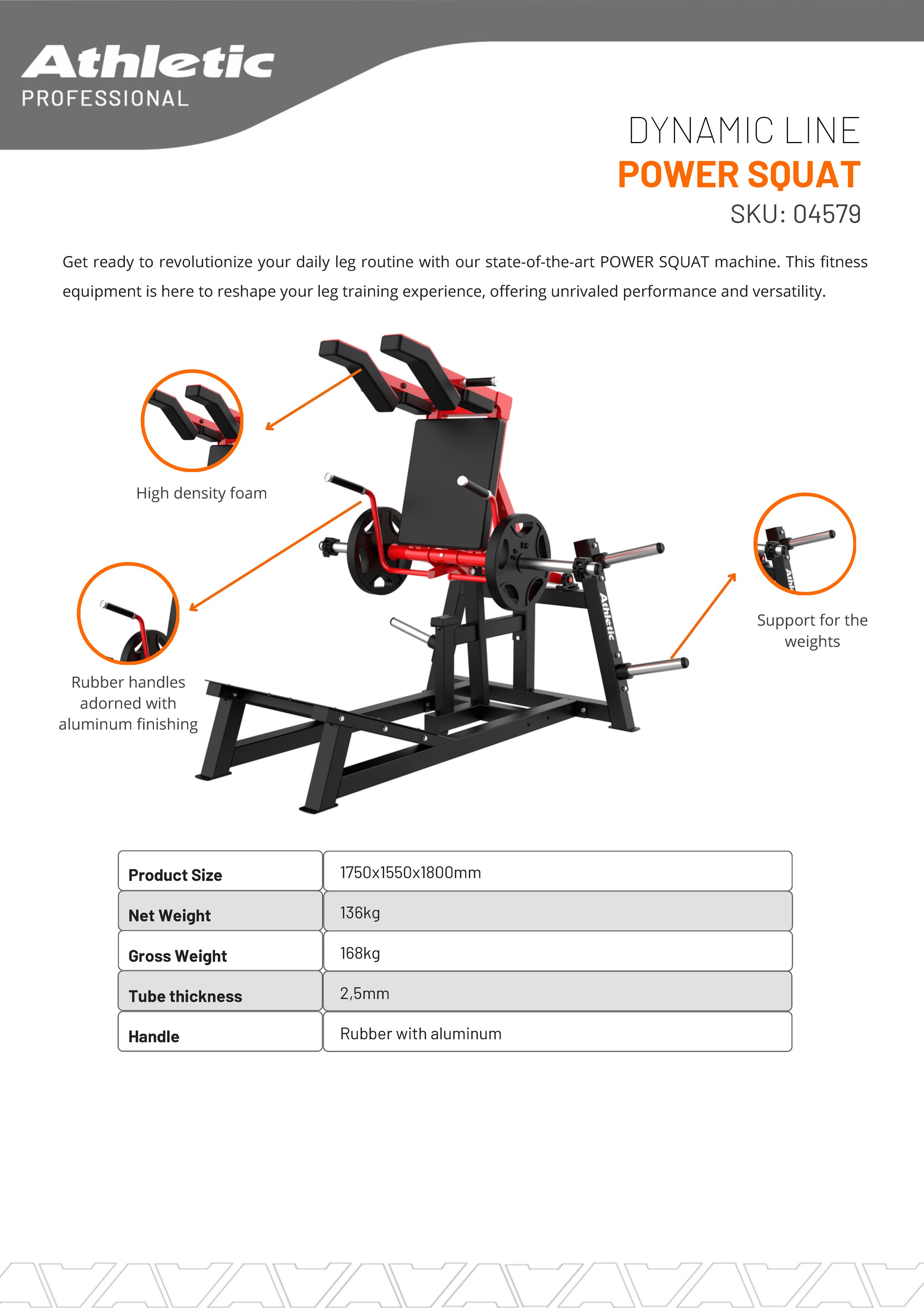DYNAMIC LINE - POWER SQUAT
